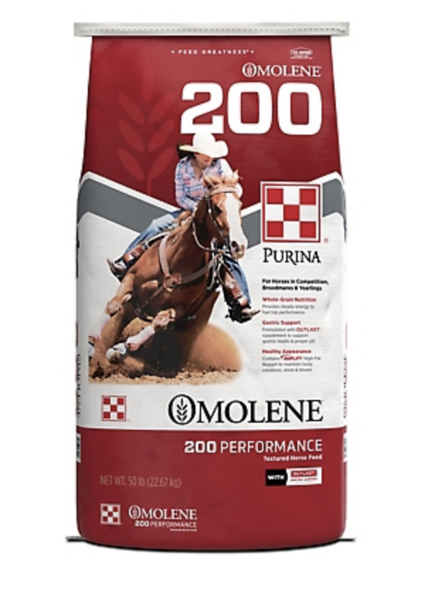 Purina Omolene #200 Performance Horse Feed | Hanson Horse Ranch ...