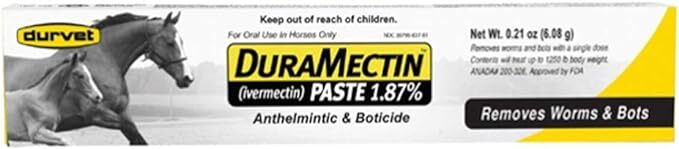 DuraMectin™ Paste - Horse Dewormer (Durvet) | Hanson Horse Ranch & Farrier Supply Store